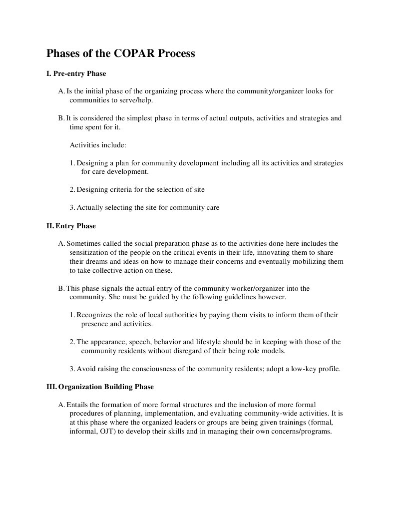 Phases of The COPAR Process | PDF | Psychological Concepts | Cognition
