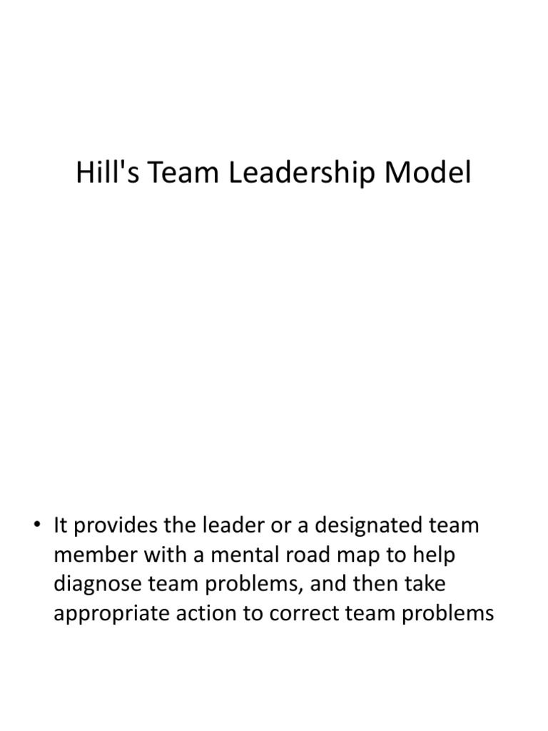 Hills Leadership Model | PDF | Leadership | Behavioural Sciences