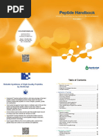 Peptide Cheat Sheet 2024 | PDF | Dose (Biochemistry) | Chemistry