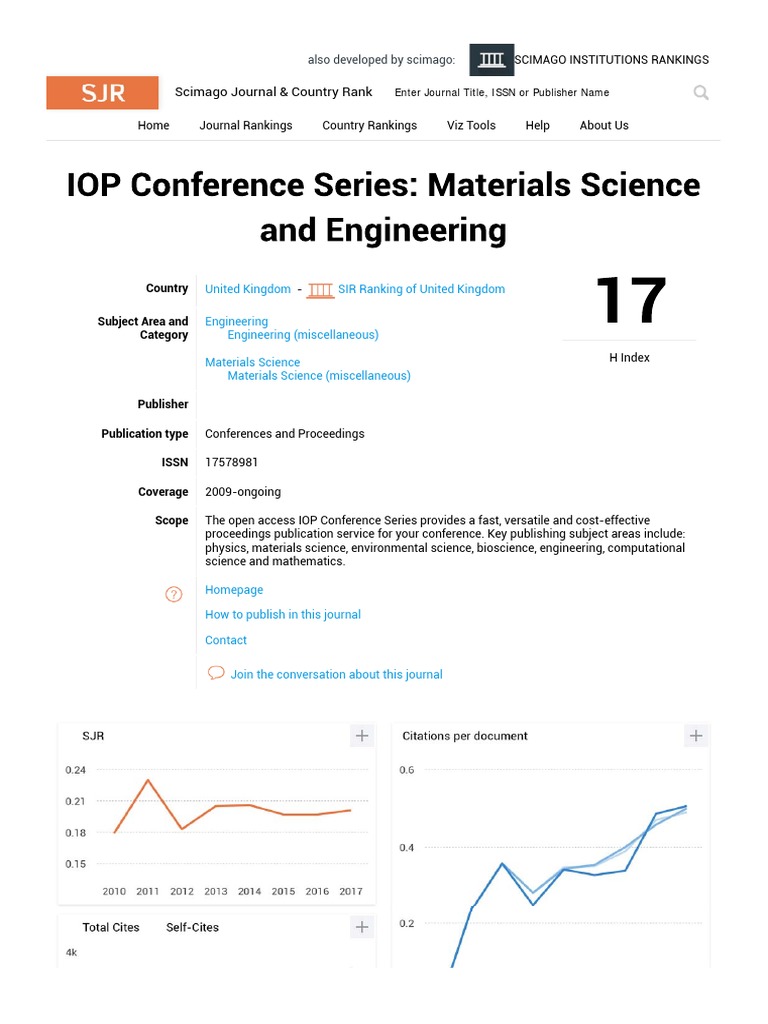 IOP Conference Series - Materials Science and Engineering | PDF ...
