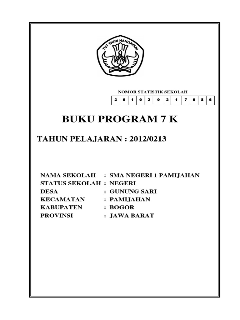 Buku Program 7k | PDF | Pengelolaan Keuangan & Uang
