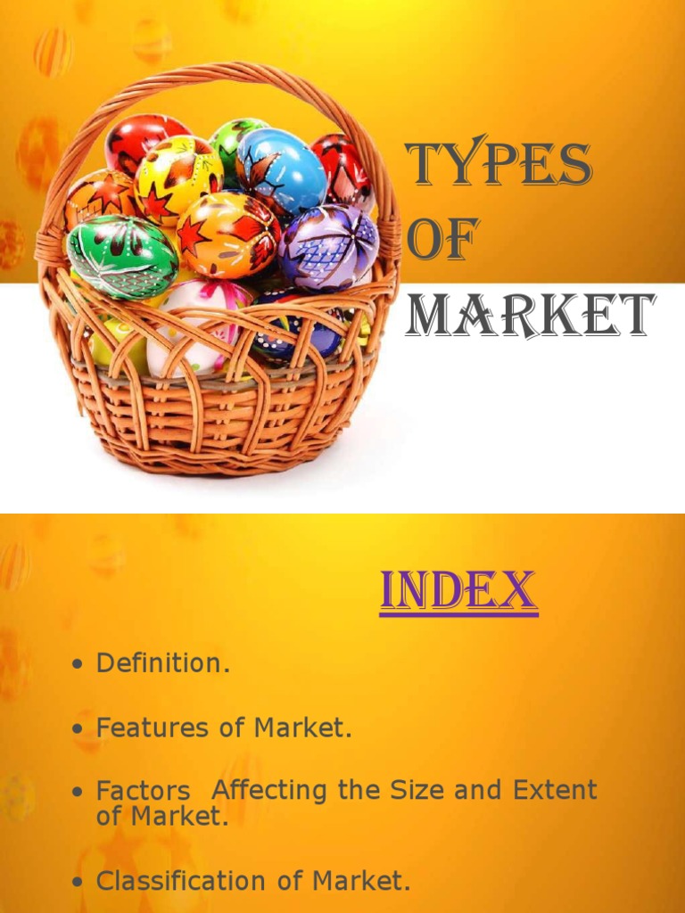 Types of Market | PDF | Profit (Economics) | Perfect Competition