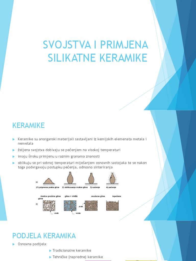 Svojstva I Primjena Silikatne Keramike | PDF