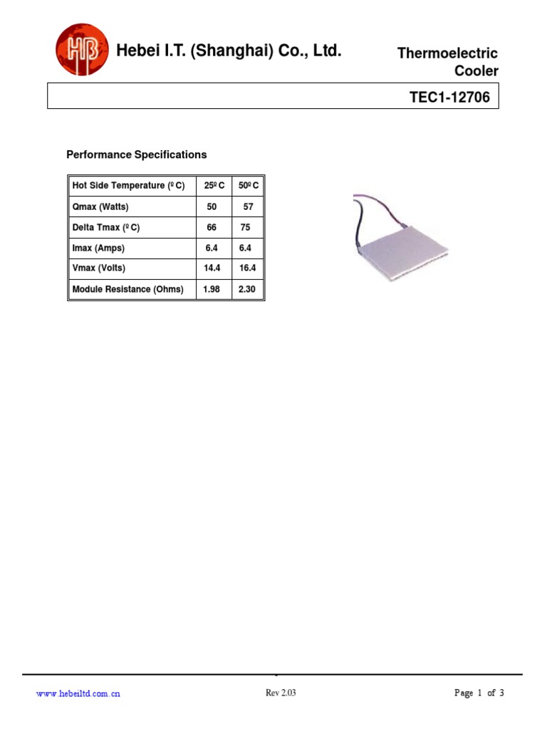 Tec1 12706 PDF | PDF
