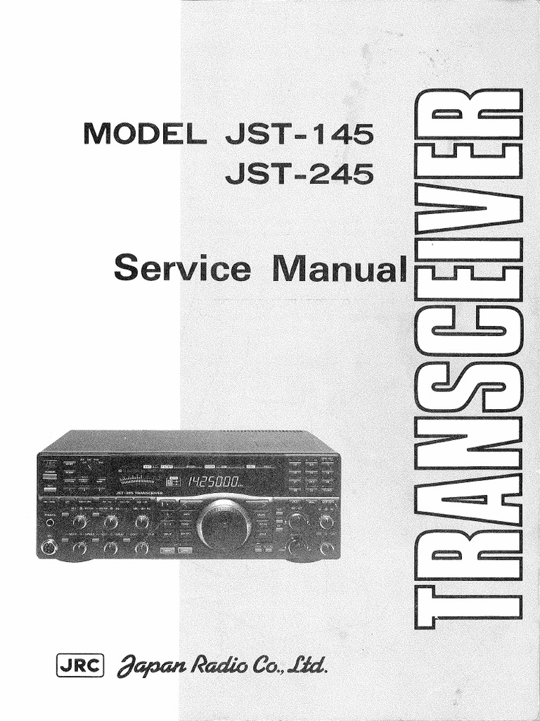 JRC JST-245 Service Manual - 2018 | PDF