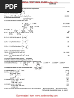 Class 9 Statistics Worksheet | PDF | Mode (Statistics) | Statistical Theory
