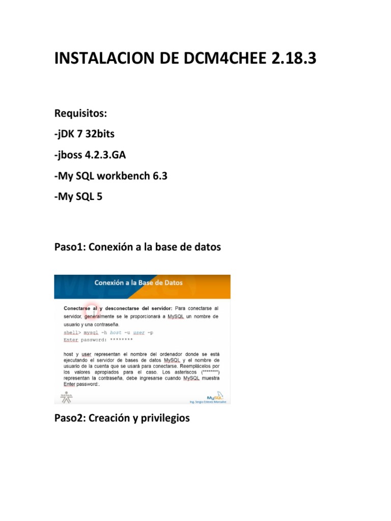 Instalacion de Dcm4chee 2.18.3 | PDF