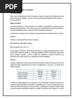 Razón Corriente | PDF | Liquidez de mercado | Ratio financiero