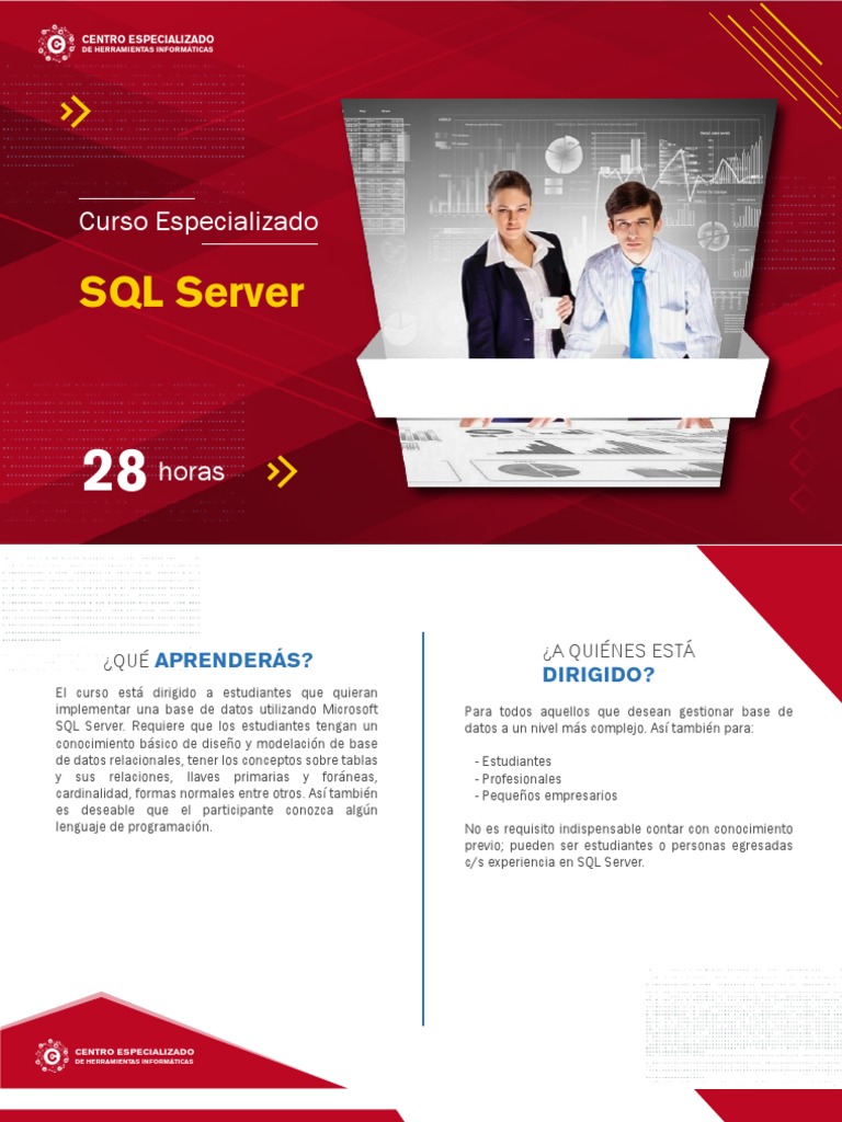 Brochure SQL | PDF | SQL | Servidor SQL de Microsoft
