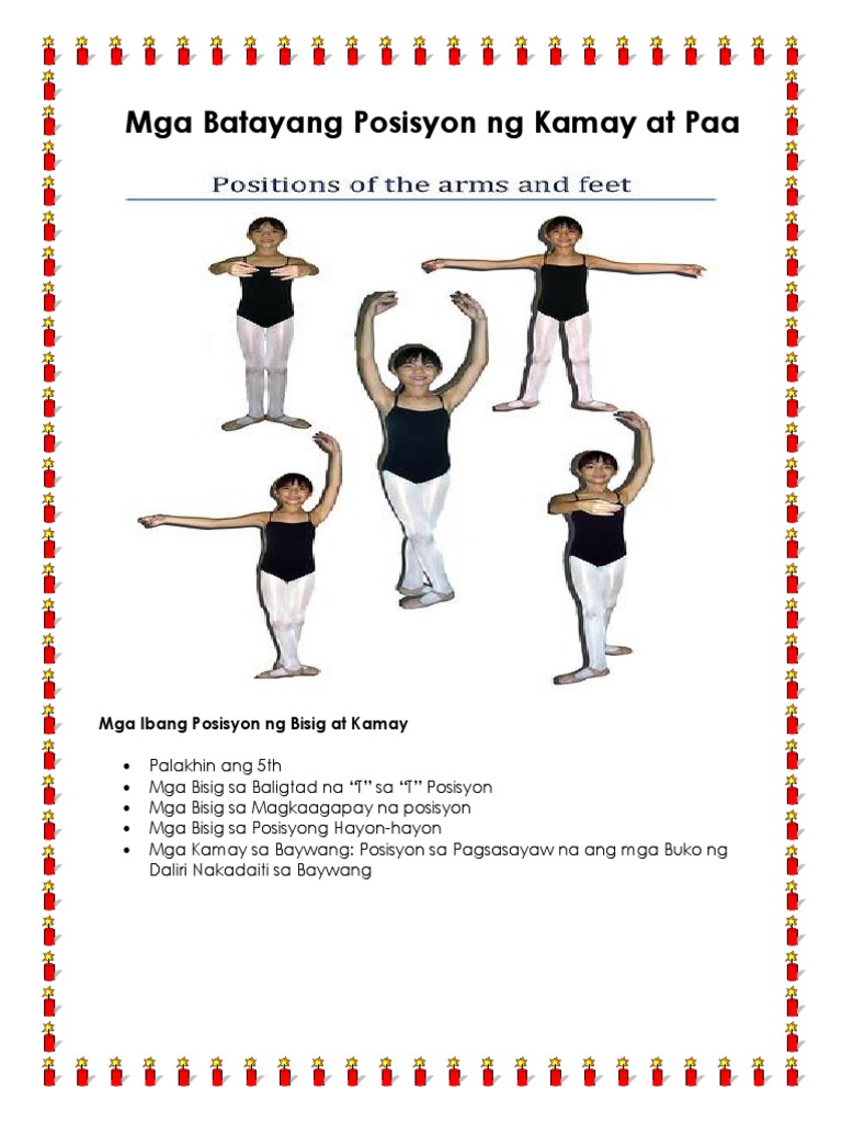 Mga Batayang Posisyon NG Kamay at Paa | PDF