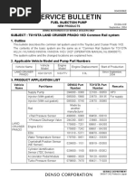 Toyota Engine Codes and Features | PDF | Fuel Injection | Engines