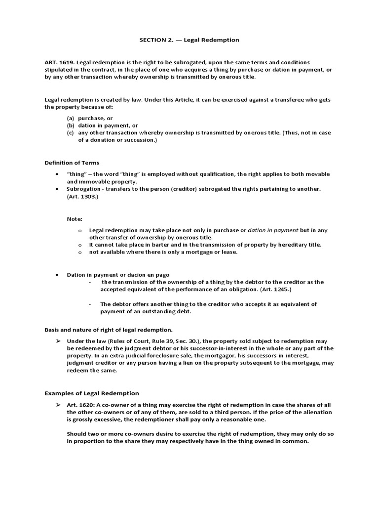 Sales Report Legal Redemption | PDF | Concurrent Estate | Mortgage Law