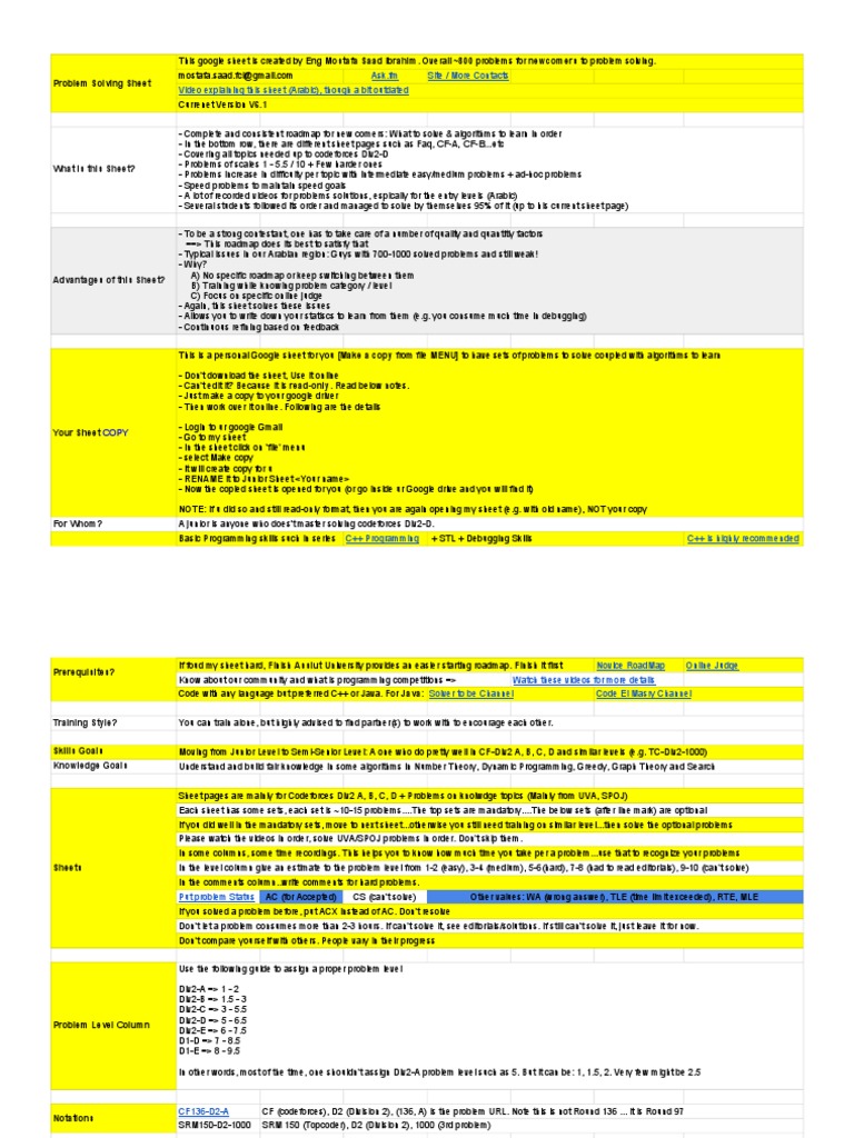 Junior Training Sheet Template V6 1 Info PDF C Computer