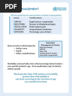Wallace Rule of Nines | PDF | Burn | Intravenous Therapy