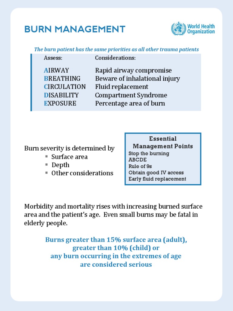 Burn Management PDF | PDF | Burn | Scar