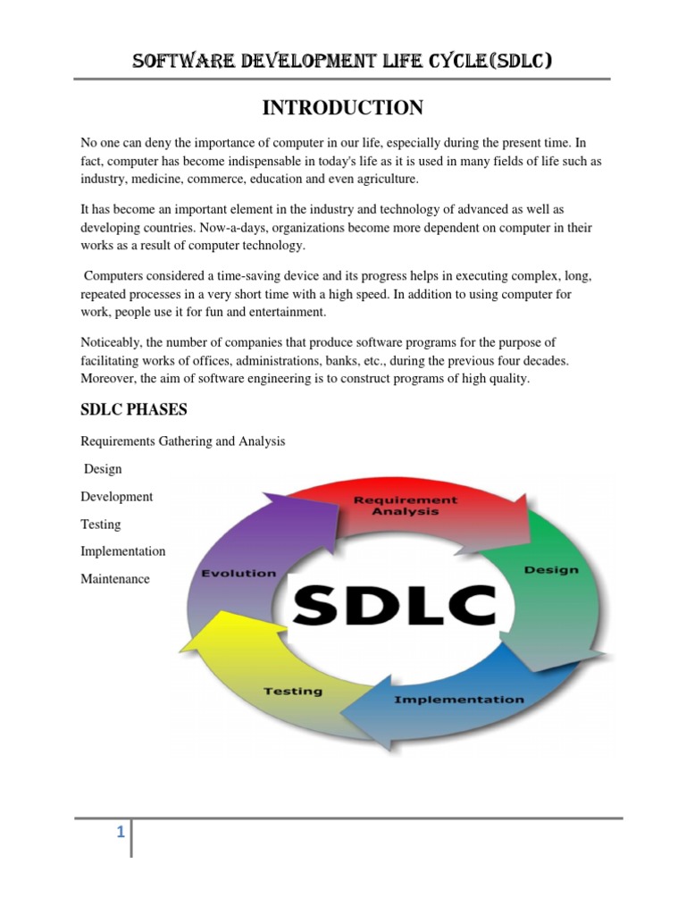 Software Development Life Cycle | Download Free PDF | Software ...