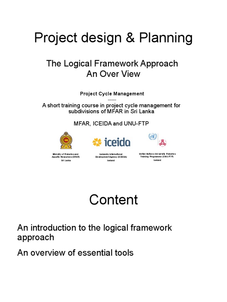 PP Slide 6 Reference LFA 3 Project Design and Planning | PDF | Swot ...