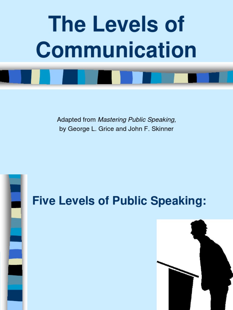 Levels of Communication | PDF
