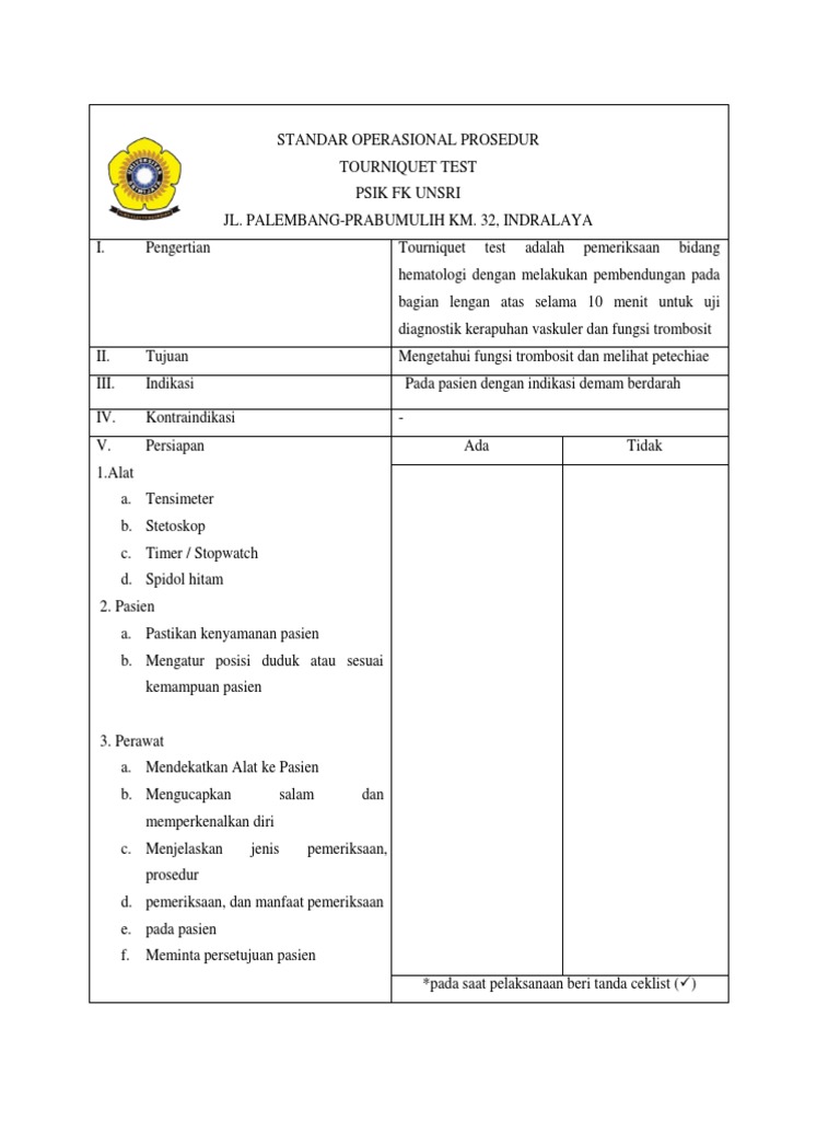 SOP Tourniquet | PDF