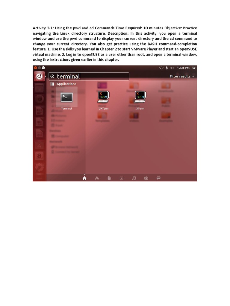 Linux Command Practice Guide | PDF | Computer File | Directory (Computing)