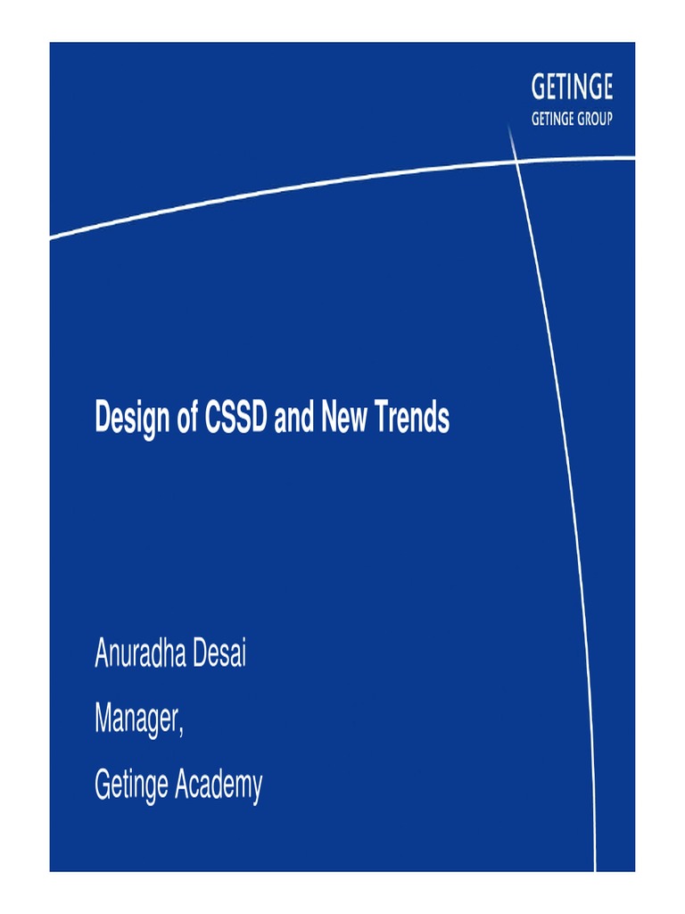 Ms. Anuradha Desai - Design of CSSD | PDF | Automation | Nature