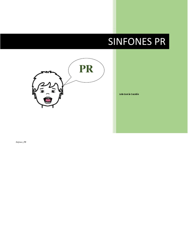 Sinfones PR para Aprendizaje Infantil | PDF | Ocio