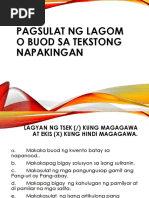 FILIPINO 6 PPT Q4 W6 - Ugnayang Sanhi at Bunga NG Mga Pangyayari, Problema-Solusyon | PDF