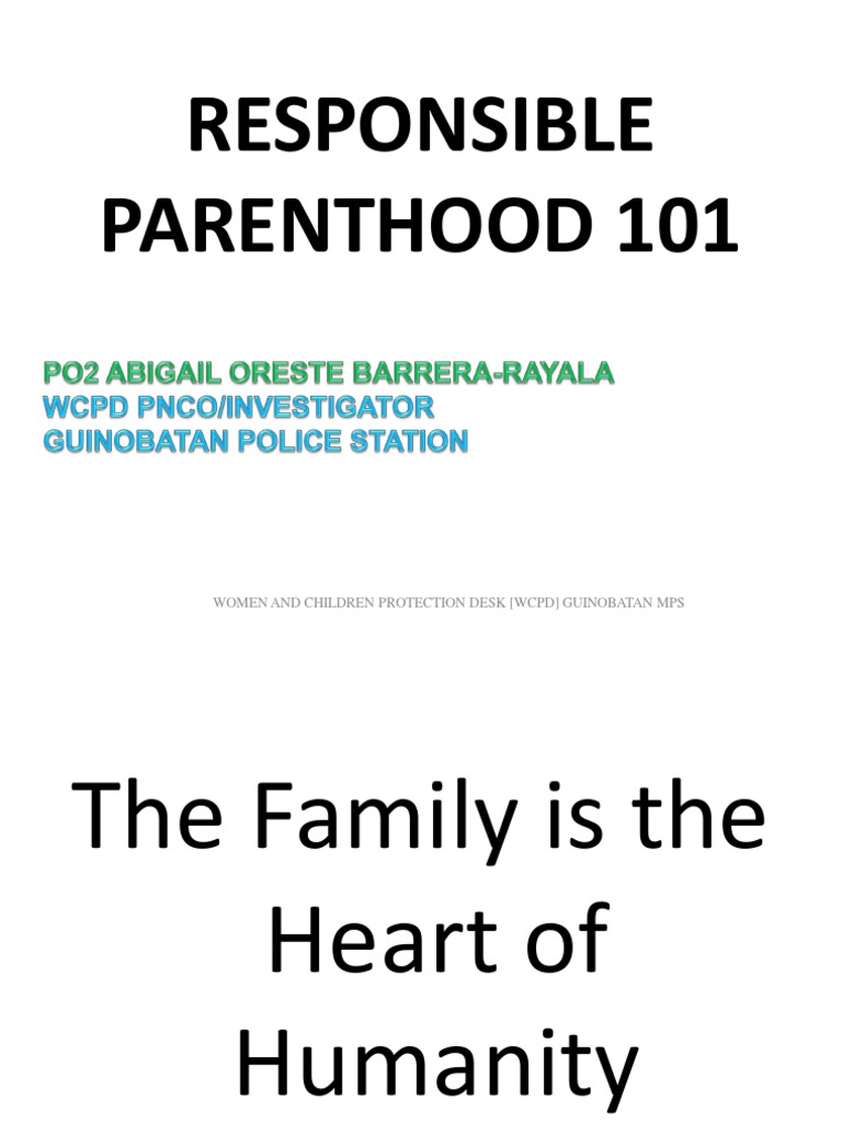 Responsible Parenthood | PDF | Child Protection | Violence