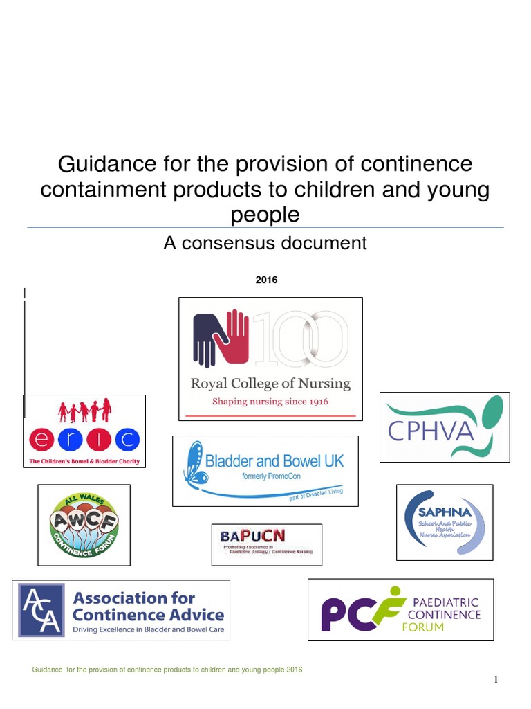 Guidance For The Provision of Continence Containment Products To ...