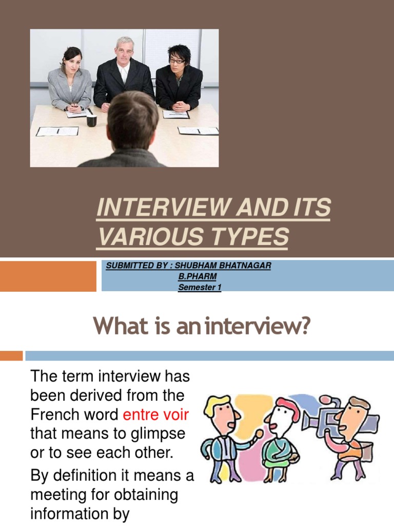 Types of Interviews | PDF | Interview | Job Interview