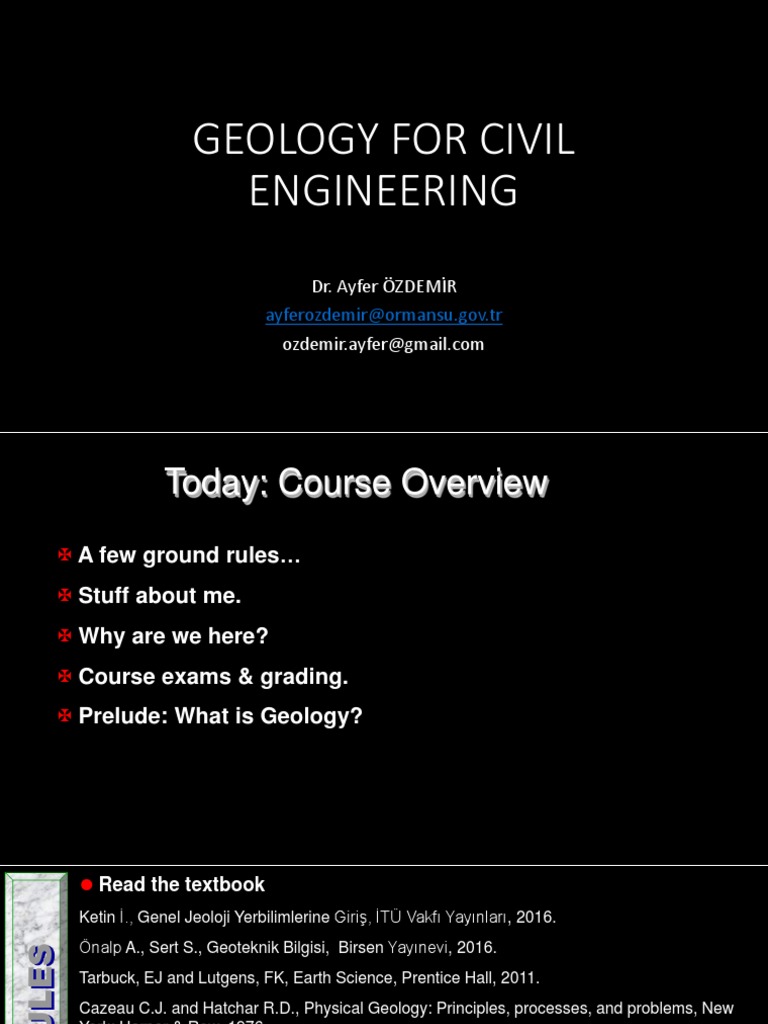 Geology For Civil Engineering | PDF | Igneous Rock | Minerals