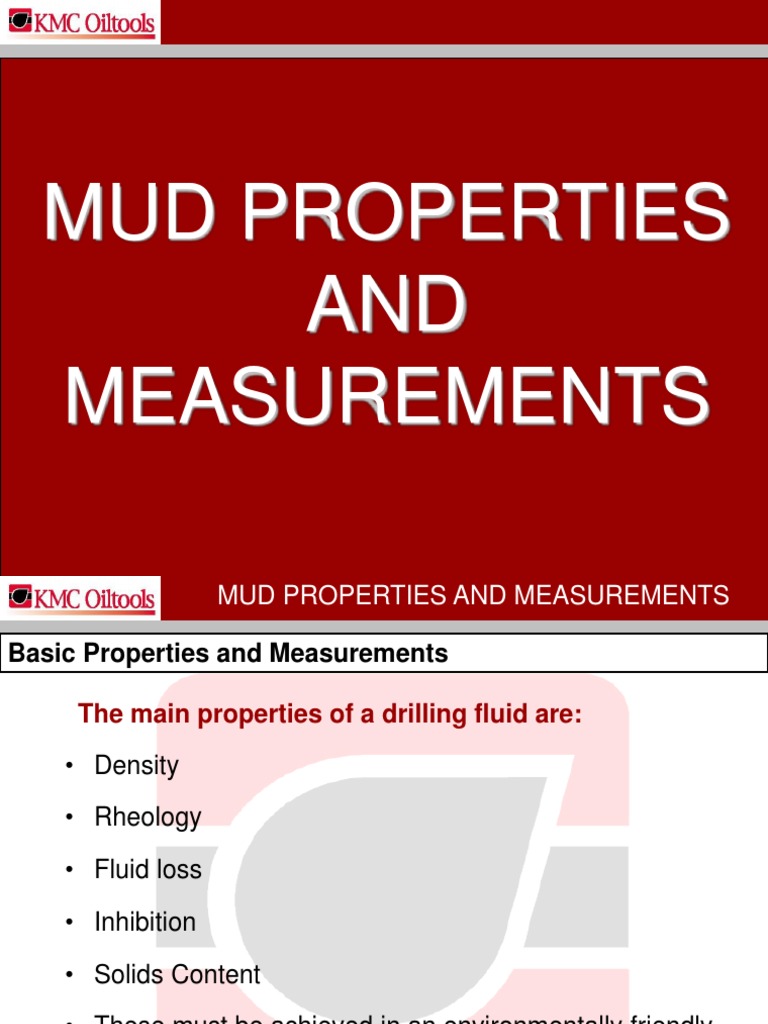 Mud Properties and Measurements Revised 02 | PDF | Shear Stress | Viscosity