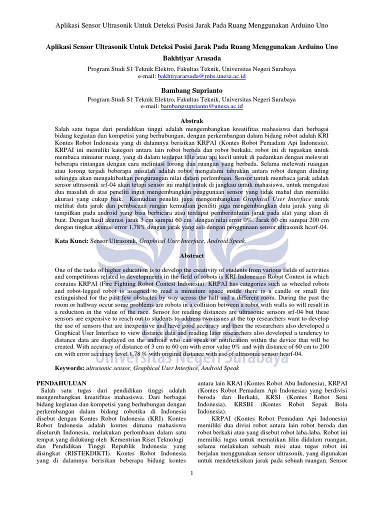 Jurnal Arduino Uno PDF | PDF | Komputer | Teknologi & Rekayasa