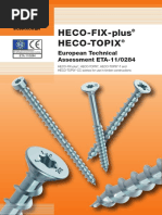 HBS+ Wood Screws Technical Data | PDF | Screw | Friction