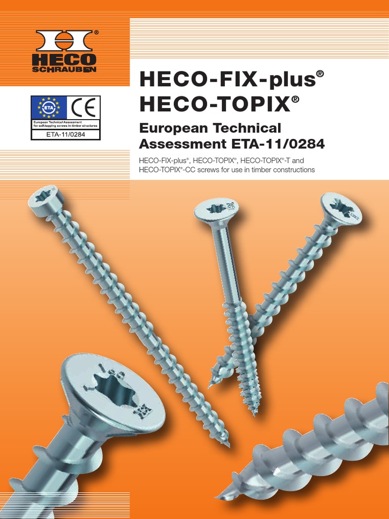 Eta 11 - 0284 | PDF | Lumber | Screw