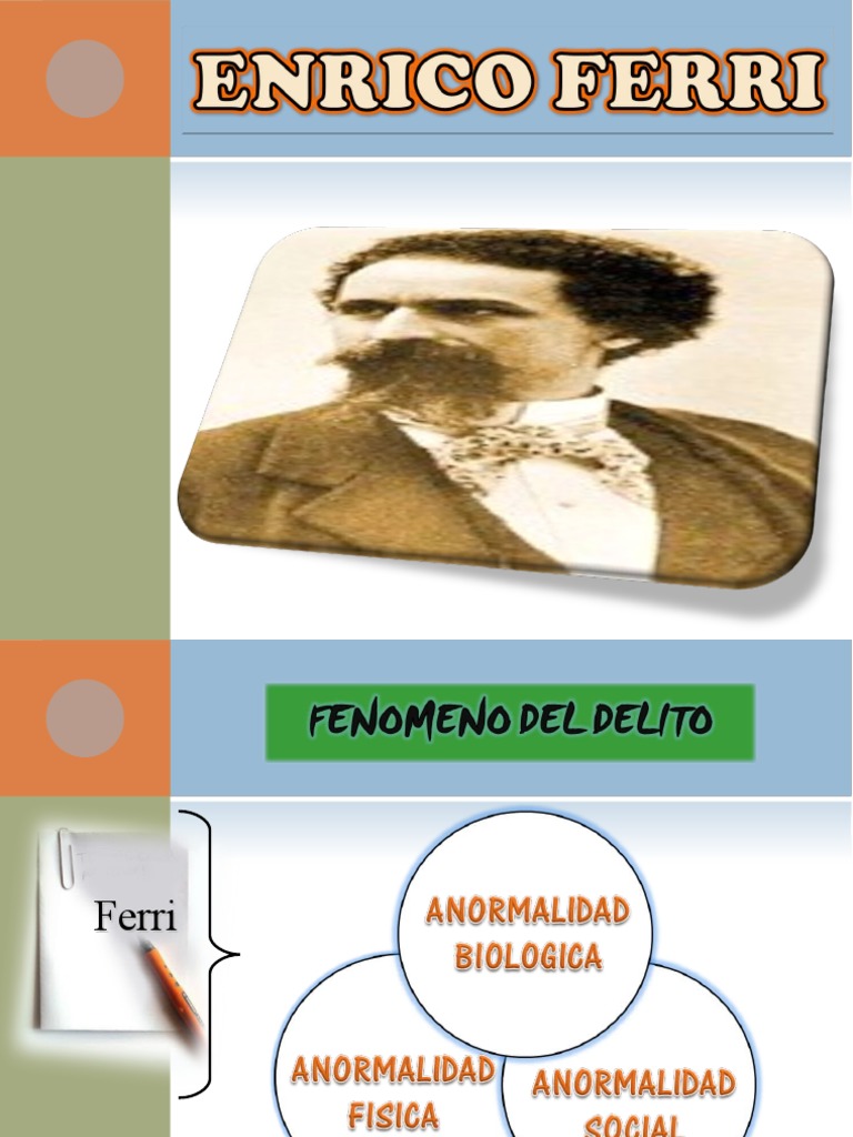 Expo Enrico Ferri - Criminologia | PDF | Criminología | Cumplimiento de ...