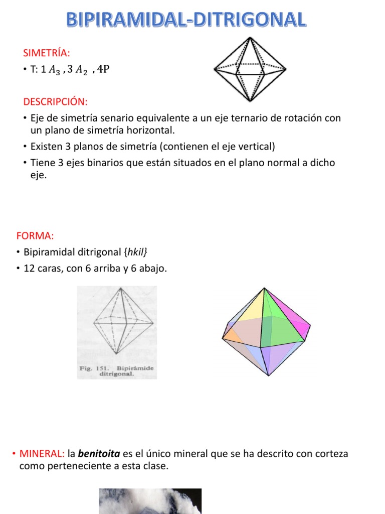 Bipiramidal Ditrigonal | PDF