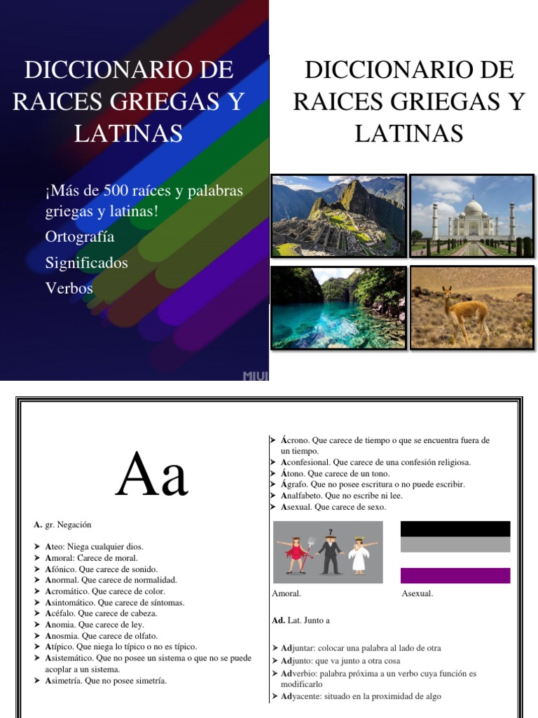Diccionario de Raices Griegas y Latinas | PDF | Corazón | Bienestar