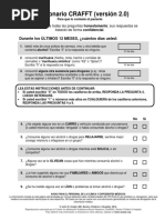Entrevista Diagnóstica CRAFFT para Adolescentes | PDF