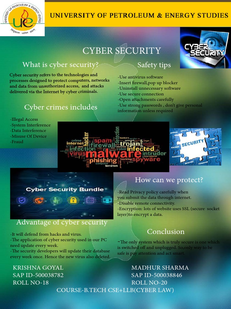 What Is Cyber Security? Safety Tips | PDF