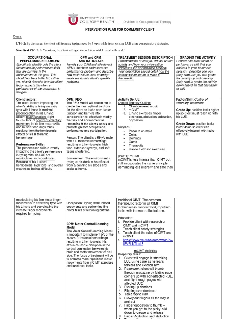 Artifact #2c | PDF | Motor Control | Finger