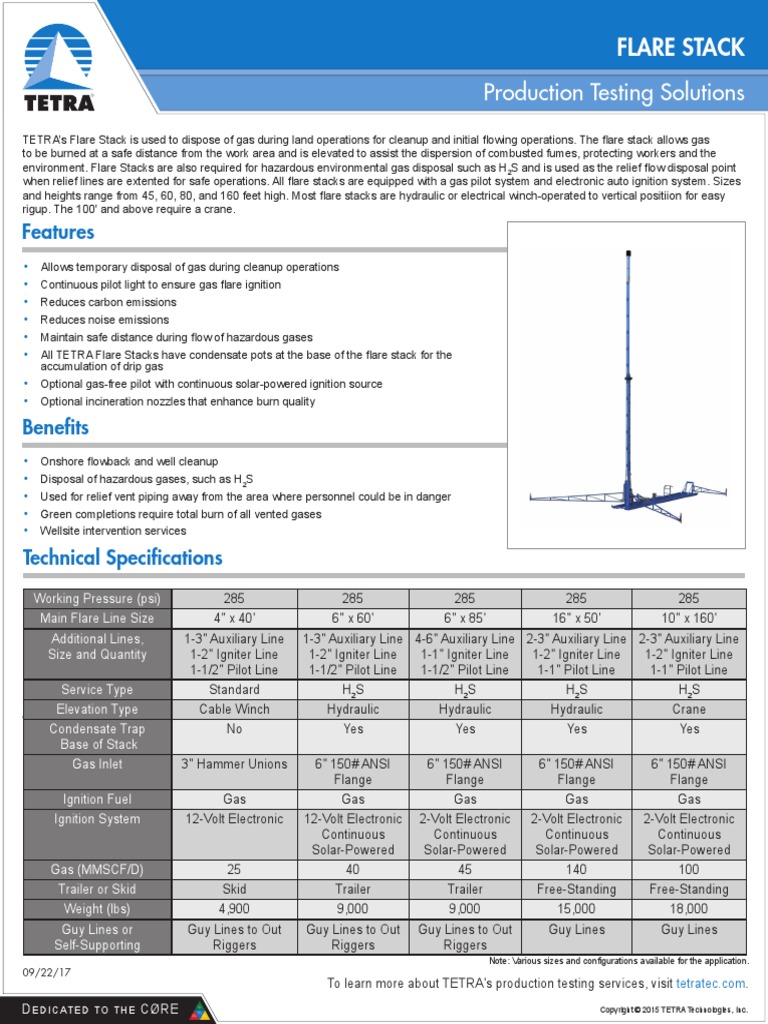 Flare Stack 092617 PDF | PDF