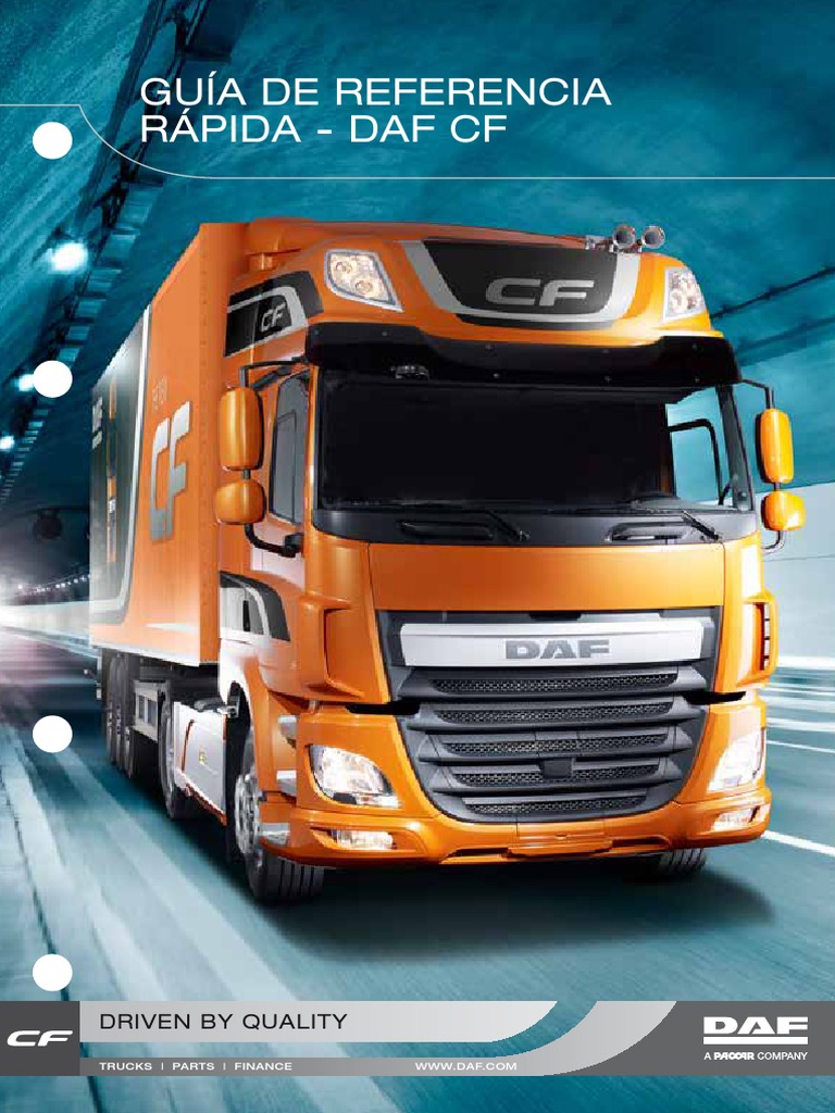 Guía de Referencia Rápida DAF CF | PDF | Transmisión (Mecánica) | Eje
