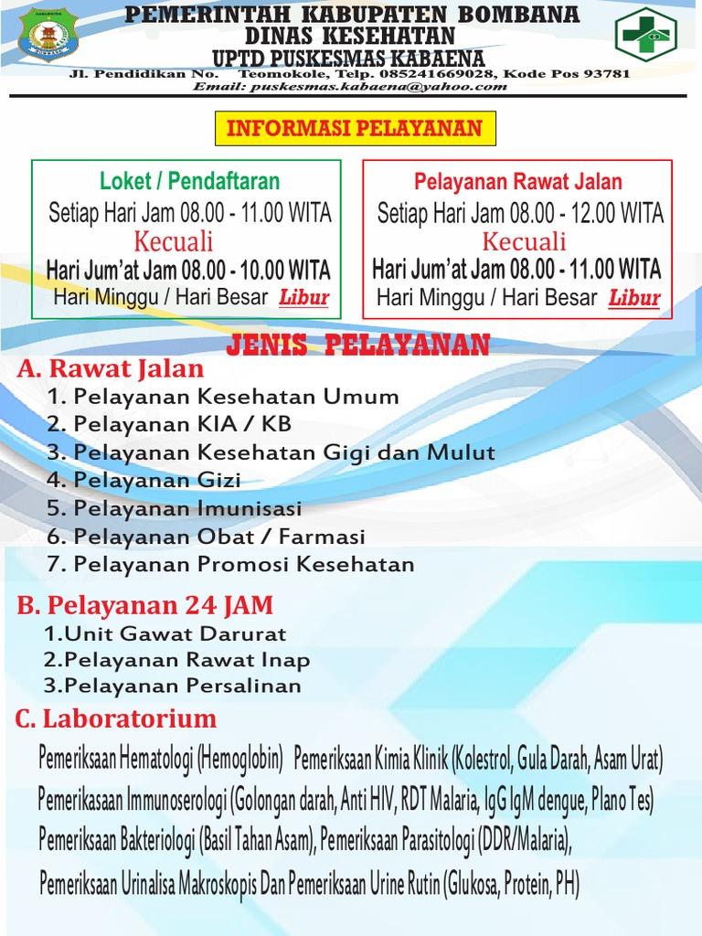Banner Informasi Pelayanan | PDF
