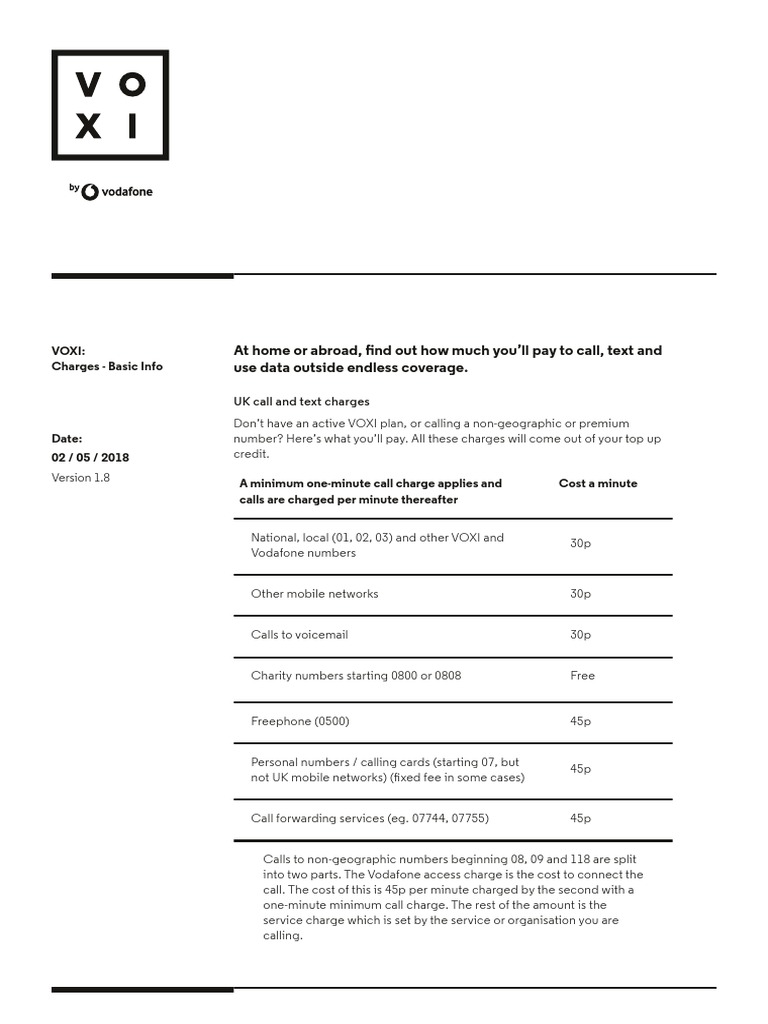 Find international call rates and text charges | PDF | Netherlands ...