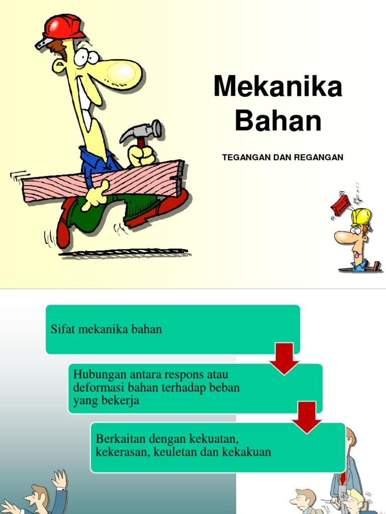 Tegangan dan Regangan pada Bahan Mekanik | PDF | Sains & Matematika