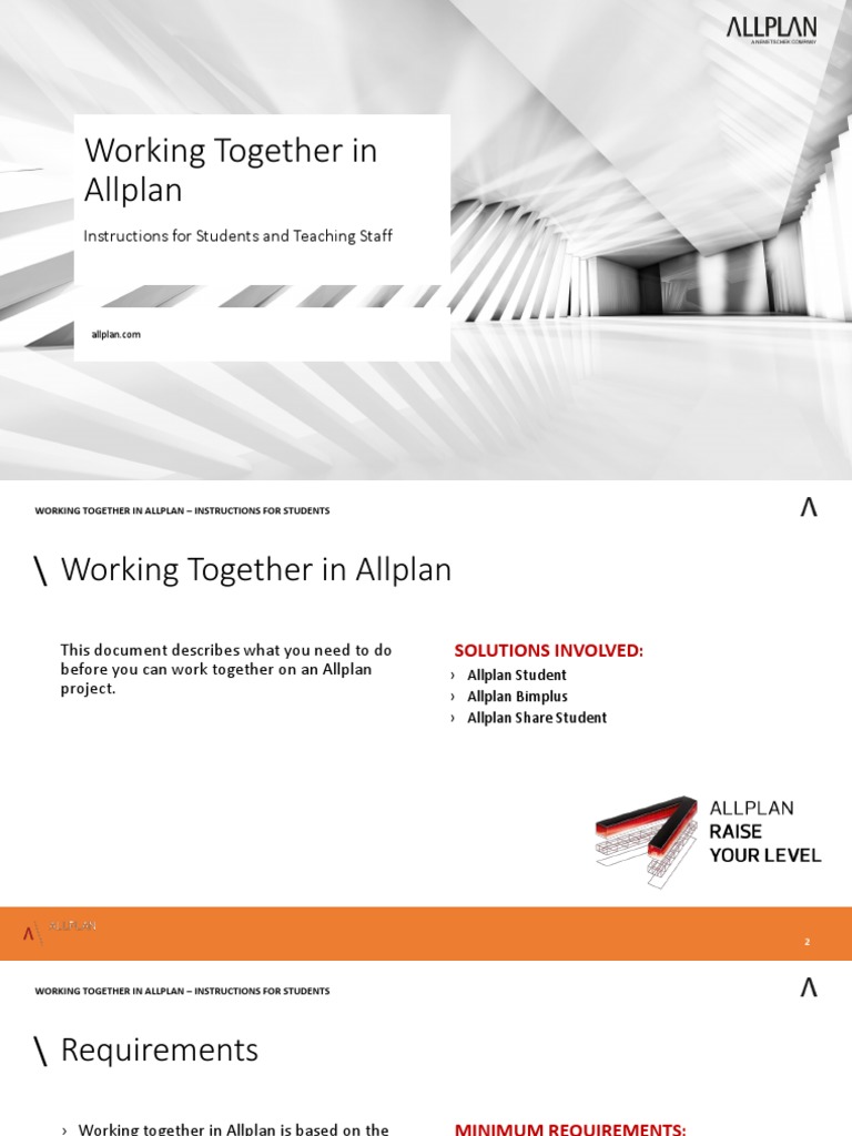 Allplan Collaboration Guide | PDF | Login | Internet Access