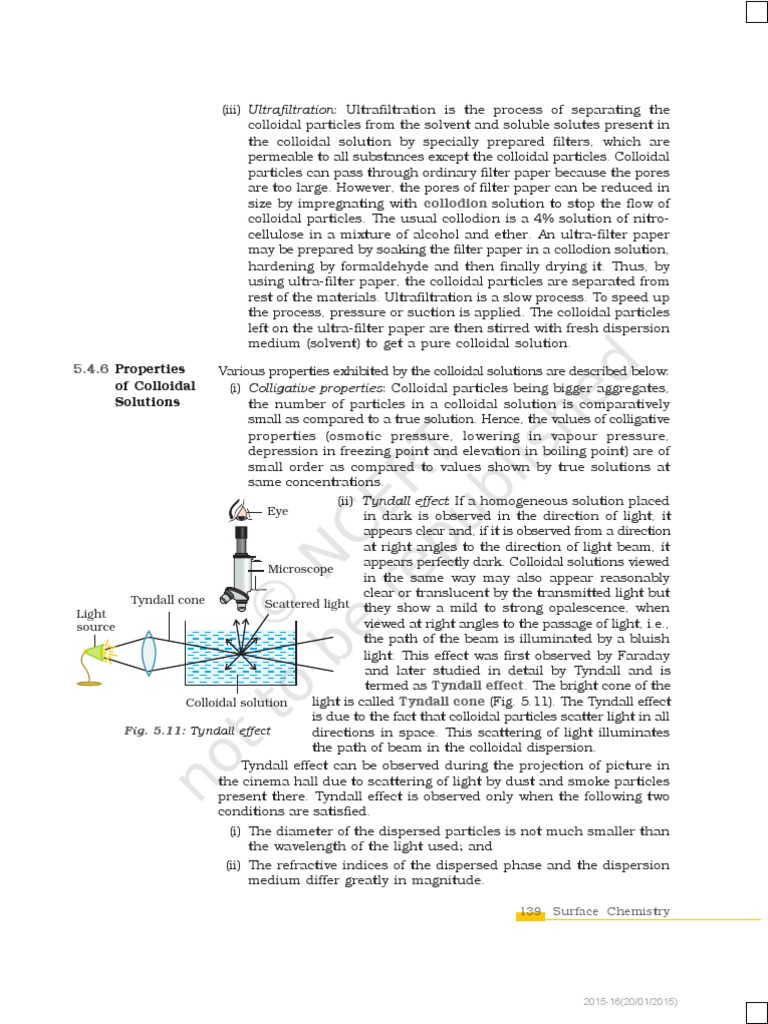 Understanding the Tyndall Effect in Colloids | PDF | Colloid | Light