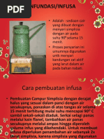 Modulku - Metode INFUSA DAN DEKOKTA | PDF