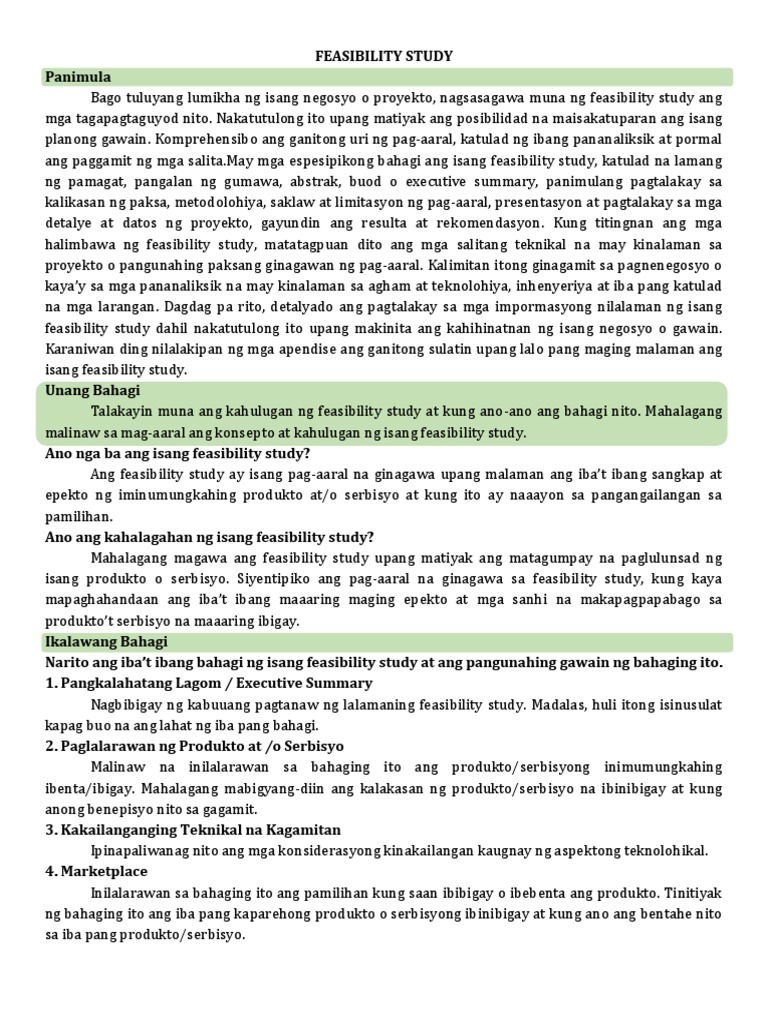 G3 - Feasibility Study | PDF
